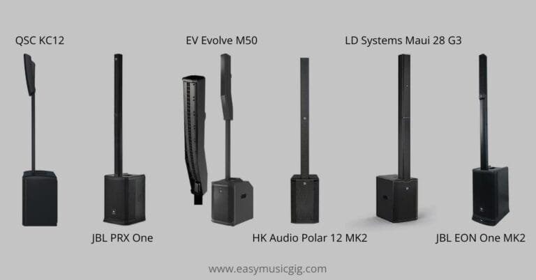 Best Portable Column PA Systems for Small Gigs - Easy Music Gig
