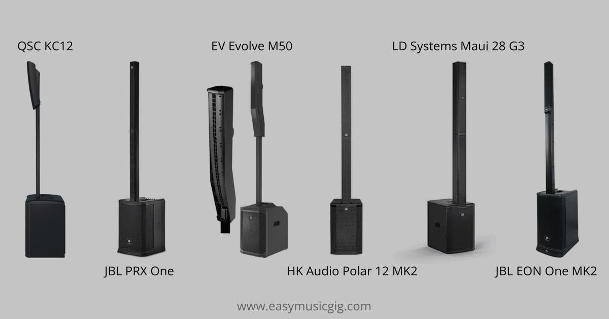 Best Portable Column PA Systems for Small Gigs - Easy Music Gig
