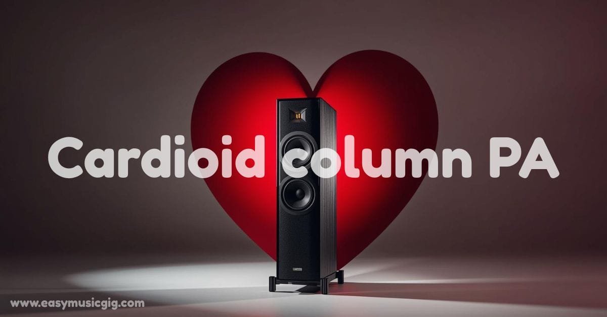 What is a cardioid column PA? How directional sound improves your live ...